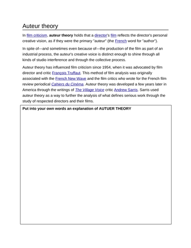 Film Studies- Hollywood 1930-90 Some Like It Hot | Teaching Resources