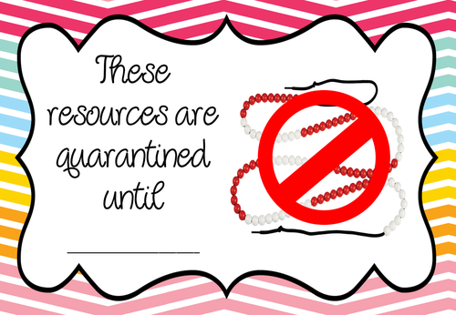 Book and resources quarantine cleaning posters | Teaching Resources
