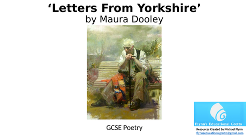 GCSE Poetry: ‘Letters from Yorkshire’ by Maura Dooley | Teaching Resources