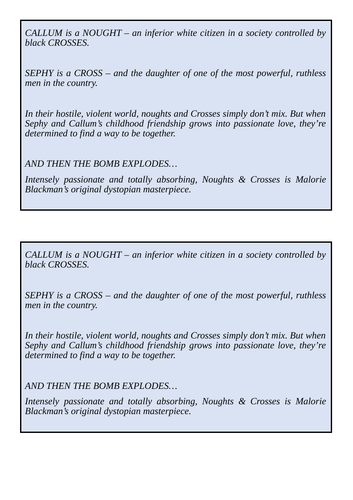 Noughts & Crosses -Complete scheme | Teaching Resources