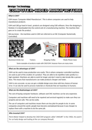 KS3 Design Technology CAD CAM Worksheets | Teaching Resources