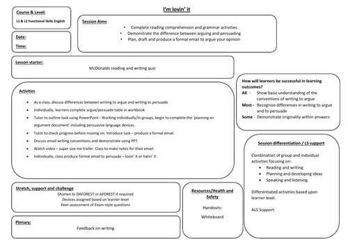 FS English L1/L2 - Complete 18 Lesson Package | Teaching Resources