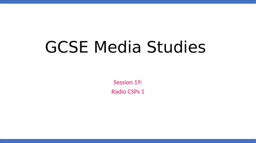 AQA GCSE Media Studies- Complete Course | Teaching Resources