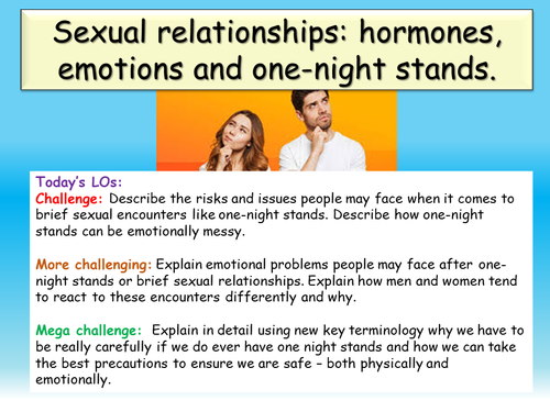 Sex, hormones and emotions PSHE | Teaching Resources