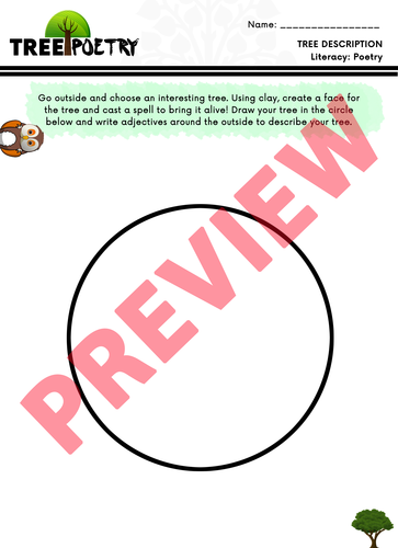 Tree Poetry - Figurative Language Outdoor Activity | Teaching Resources