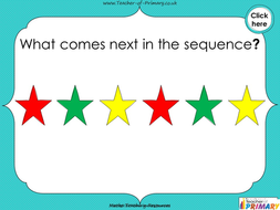 Patterns and Sequences - EYFS | Teaching Resources