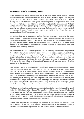 Harry Potter and The Philosopher Stone: Reading & Writing Tasks ...