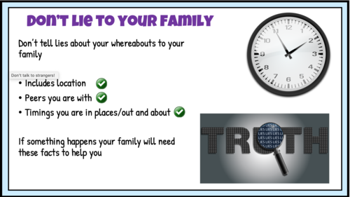 Personal Safety Assembly | Teaching Resources