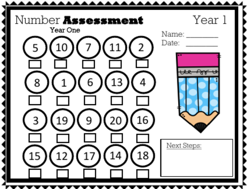 Year 1 Maths Number Assessment | Teaching Resources
