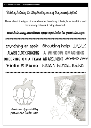 Creative thinking/extension task - illustration. | Teaching Resources