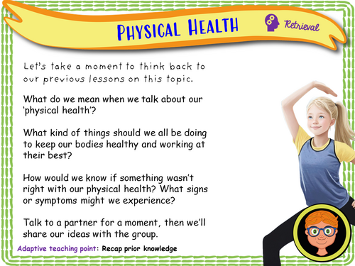 Physical health + symptoms of illness PSHE | Teaching Resources