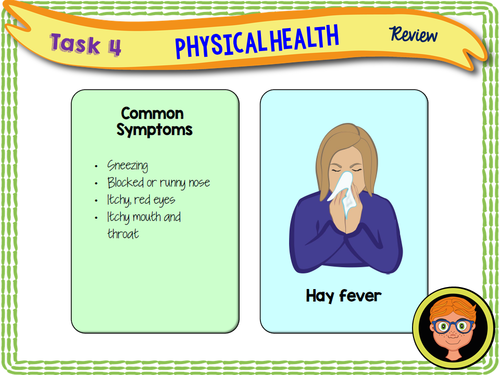 Physical health + symptoms of illness PSHE | Teaching Resources