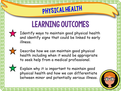 Physical health + symptoms of illness PSHE | Teaching Resources