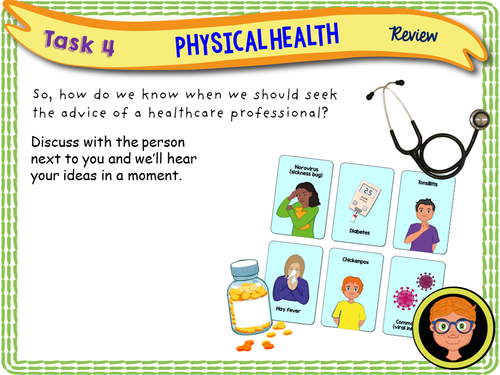 Physical health + symptoms of illness PSHE | Teaching Resources