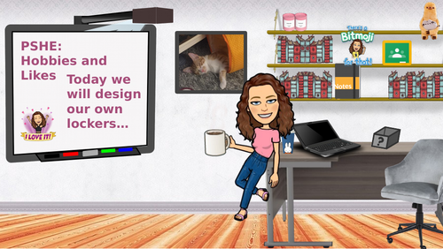 FREE Bitmoji Design you Locker Activity | Teaching Resources