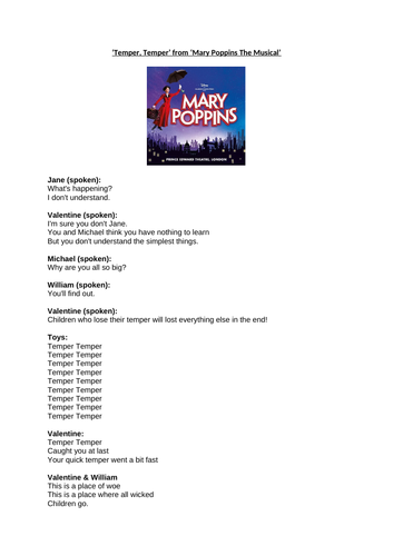 KS3 Musical Theatre Unit | Teaching Resources