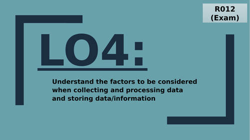 Cambridge Nationals I.T. LO4 Presentations | Teaching Resources
