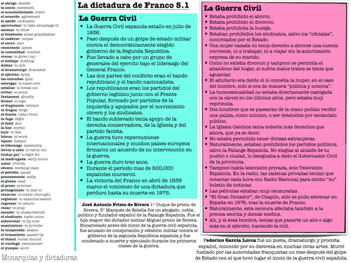 AQA A Level Spanish Year 2 Unit 5 Revision Notes: Monarquias y ...