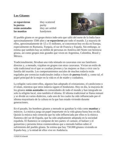 Los gitanos: Una lectura no-ficción (Romaní / Discriminación / Flamenco ...