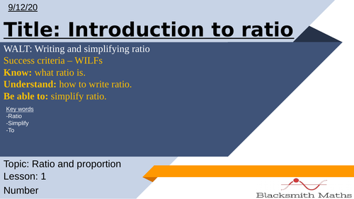 Simplifying ratio - lesson bundle | Teaching Resources Simplifying ratio - lesson bundle | Teaching Resources