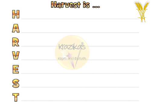Harvest Festival Poem | Teaching Resources