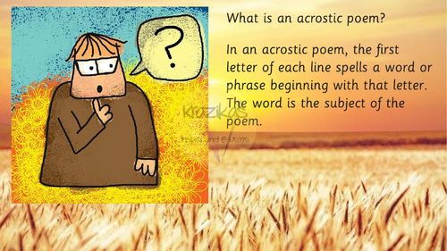 Harvest Festival Poem | Teaching Resources