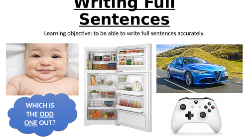 Writing Sentences Accurately | Teaching Resources