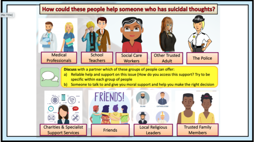 Suicide Awareness Month - KS3 & KS4 Assembly | Teaching Resources