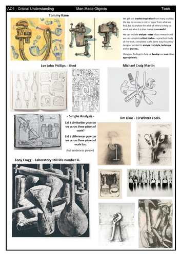 Man Made Objects - tools/equipment | Teaching Resources