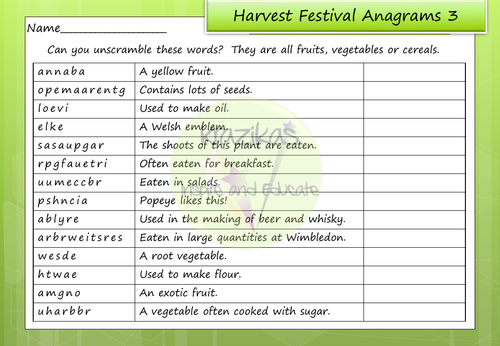 Harvest Festival | Teaching Resources