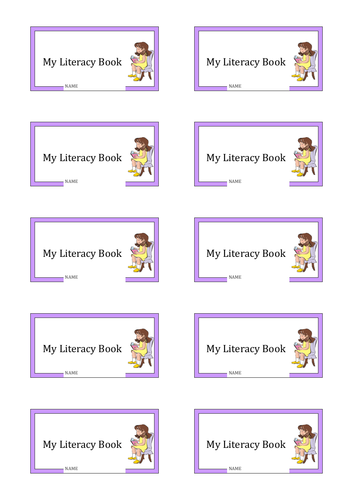 Book Labels for Literacy Books | Teaching Resources