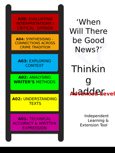 'When Will There be Good News?' Independent Revision Booklet | Teaching ...