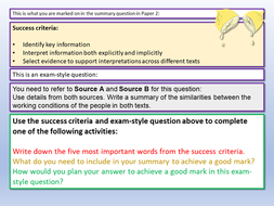 English Language Paper 2 Q2 | Teaching Resources