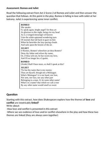 Romeo and Juliet: Full KS3 SOW | Teaching Resources