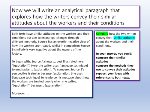 English Language Paper 2 Q4 | Teaching Resources