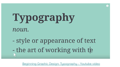 Elements & Principles GRAPHIC Design | TYPOGRAPHY | Teaching Resources