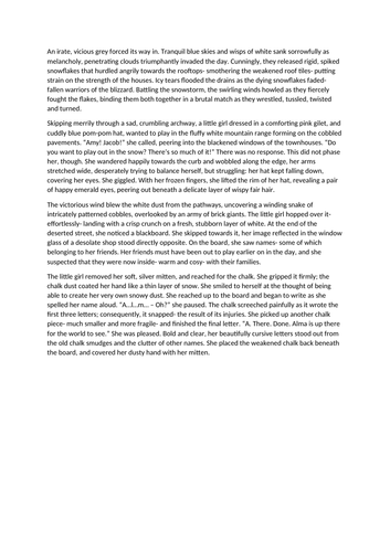 Alma- Model Writing | Teaching Resources