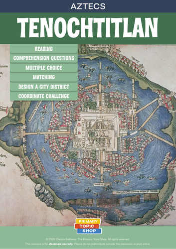 Aztecs - Techochtitlan | Teaching Resources
