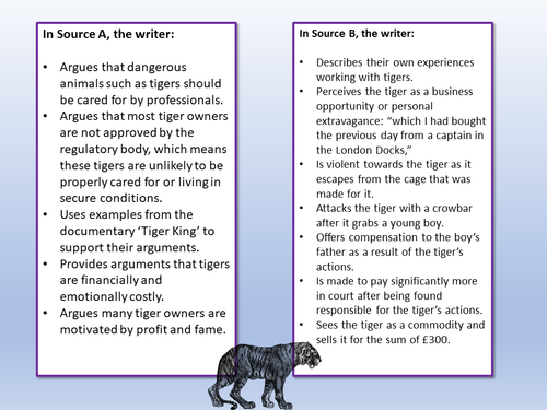 English Language Paper 2 Q1 Q2 | Teaching Resources