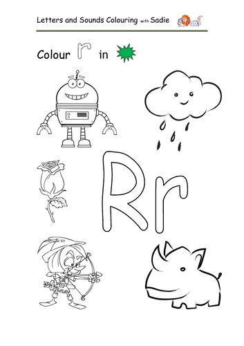 Letters and Sounds Colouring Set 3 | Teaching Resources