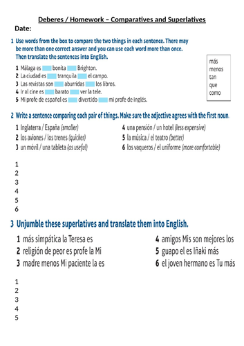 GCSE Spanish - Module 2 - En mi Insti | Teaching Resources