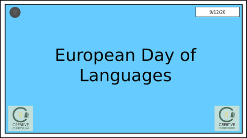 European Day of Languages September | Teaching Resources