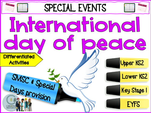 International Day of Peace - september | Teaching Resources