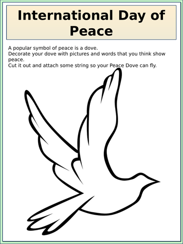 International Day of Peace - september | Teaching Resources