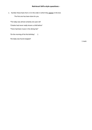 ROOFTOPPERS GUIDED READING SATS INSPIRED QUESTIONS CHAPTER 1 | Teaching ...