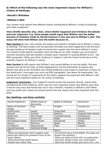 Medieval England Norman Conquest | Teaching Resources