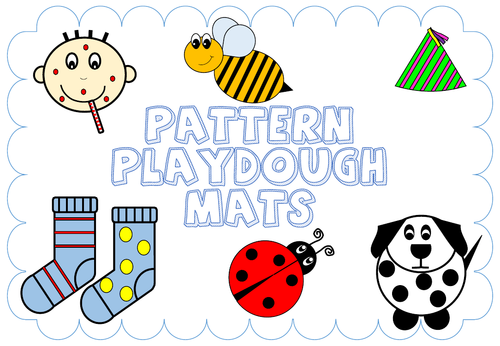 Spots and Stripes Pattern Play dough Mats | Teaching Resources
