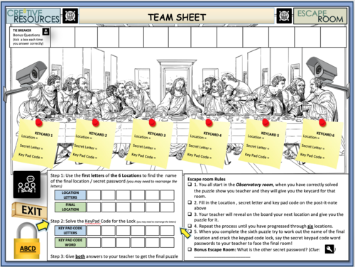 World Religions Escape Room | Teaching Resources