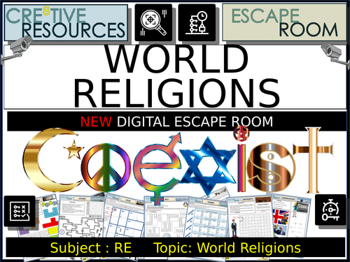 World Religions Escape Room | Teaching Resources