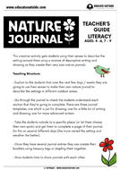 Nature Journal - Outdoor Writing - Descriptive Writing | Teaching Resources